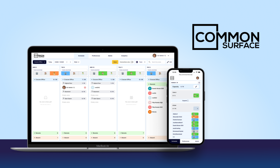 Common Surface – Web app for managing hybrid work | TH-EY