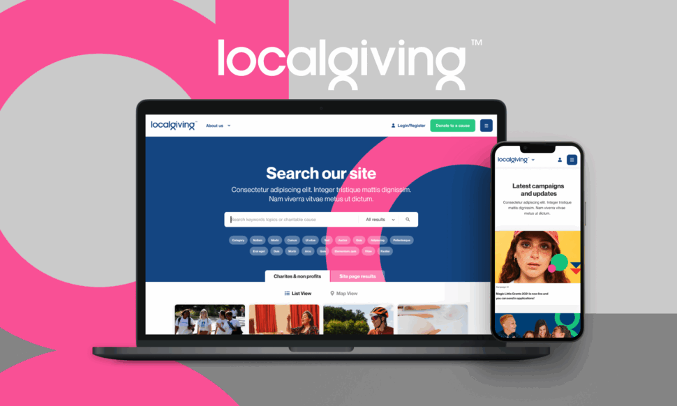 Localgiving – online fundraising platform | TH-EY